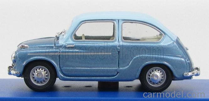 PROGETTO K PE016 Scale 1/43 | FIAT 600 FRUA 1957 LIGHT BLUE BLUE MET