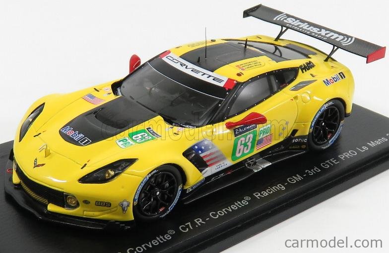 SPARK-MODEL S5831 Scale 1/43 | CHEVROLET CORVETTE C7 R TEAM CORVETTE ...