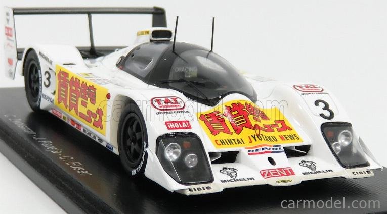 SPARK-MODEL S4724 Scale 1/43 | LOLA T92/10 N 3 24h LE MANS 1992 C.ZWOLSMAN - J.PAREJA - C.EUSER ...