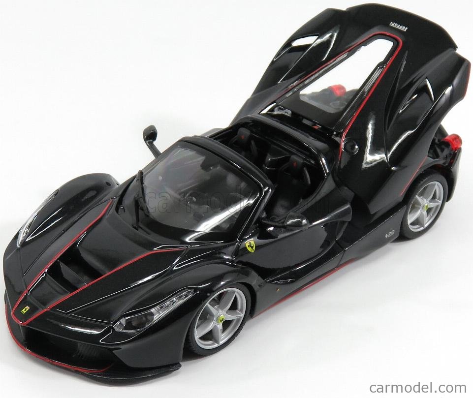 BURAGO 18-26022Z Scala 1/24 | FERRARI LAFERRARI APERTA SPIDER 2016 BLACK