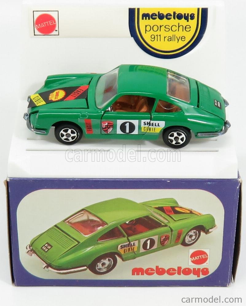 MEBETOYS MATTEL A78 Escala 1/43 | PORSCHE 911 2.7 N 1 RALLY GREEN
