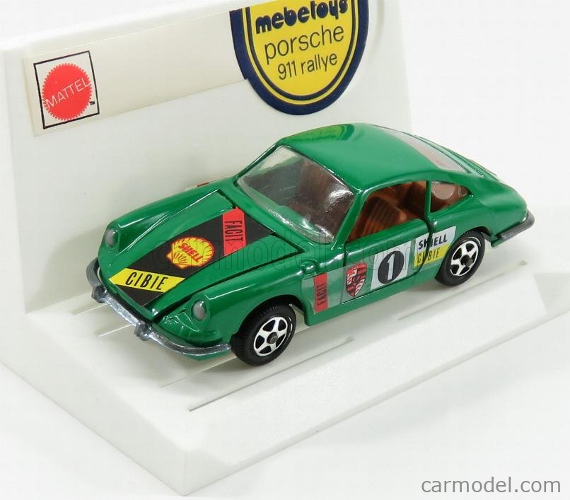 MEBETOYS MATTEL A78 Echelle 1/43 | PORSCHE 911 2.7 N 1 RALLY GREEN