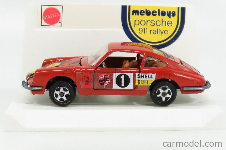 MEBETOYS MATTEL A78 Scale 1/43 | PORSCHE 911 2.7 N 1 RALLY RED