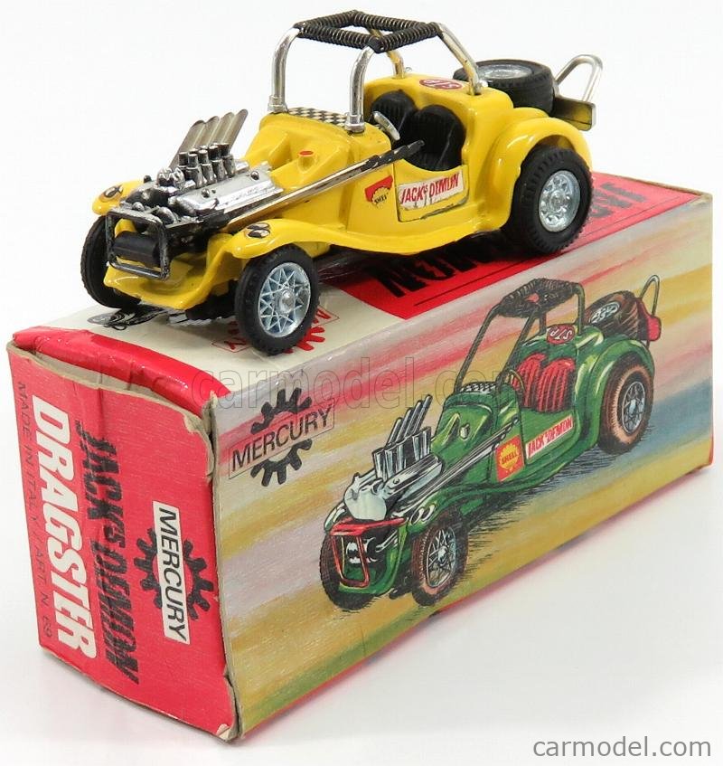 MERCURY-ITALY 69 Echelle 1/43 | FIAT BALILLA DRAGSTER JACK'S DEMON YELLOW