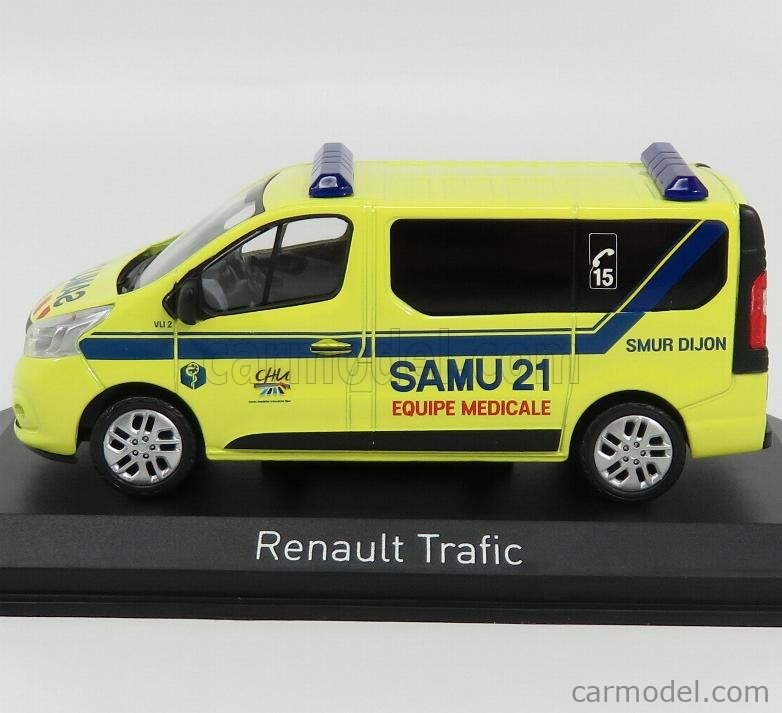 NOREV 518024 Masstab: 1/43 | RENAULT TRAFIC VAN SAMU AMBULANCE 2014 YELLOW