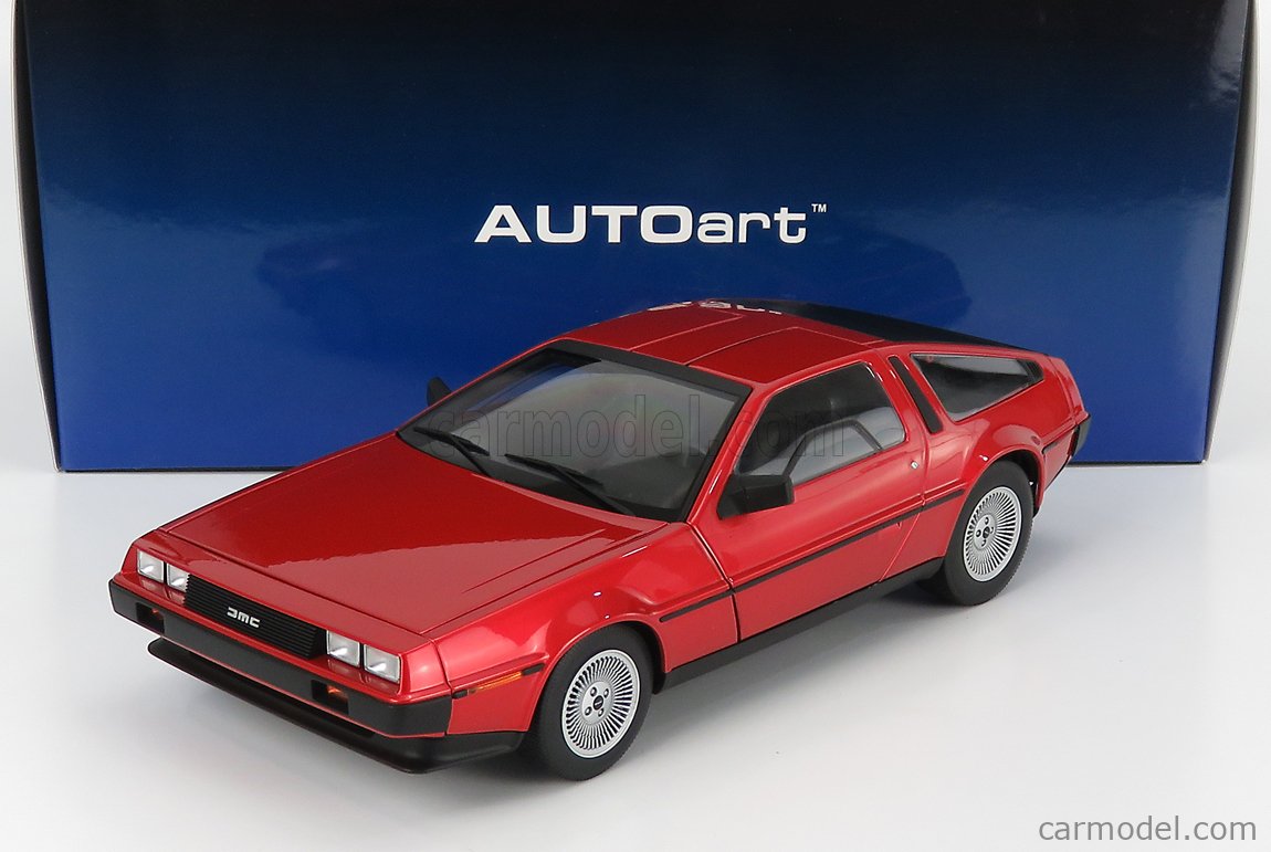 AUTOART 79918 Scale 1/18 | DELOREAN DMC-12 1981 RED MET