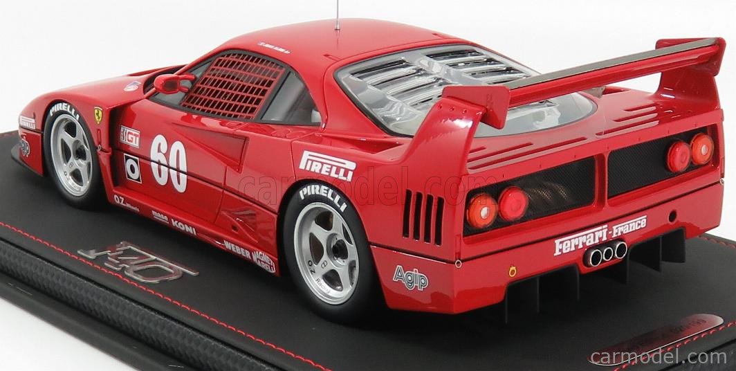 BBR-MODELS P18139BV Scale 1/18 | FERRARI F40 LM IMSA N 60 TOPEKA 1990 J ...