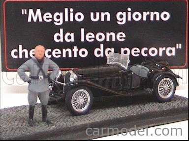 BRUMM MICROWORLD BM001 Scale 1/43 | ALFA ROMEO 2300 WITH MUSSOLINI ...