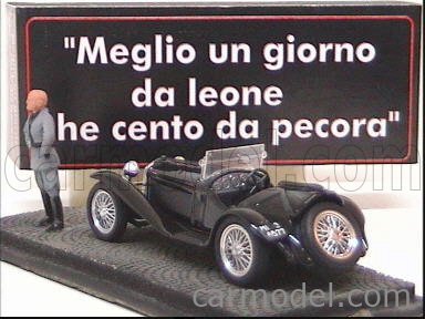 BRUMM MICROWORLD BM001 Scale 1/43 | ALFA ROMEO 2300 WITH MUSSOLINI ...