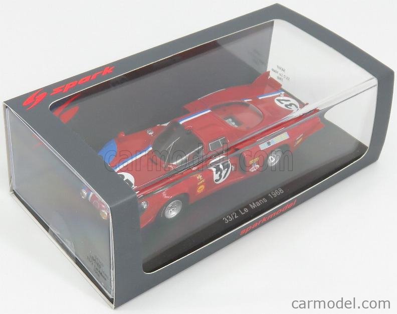 SPARK-MODEL S4369 Scale 1/43 | ALFA ROMEO T33/2 1996cc V8 TEAM VDS ...
