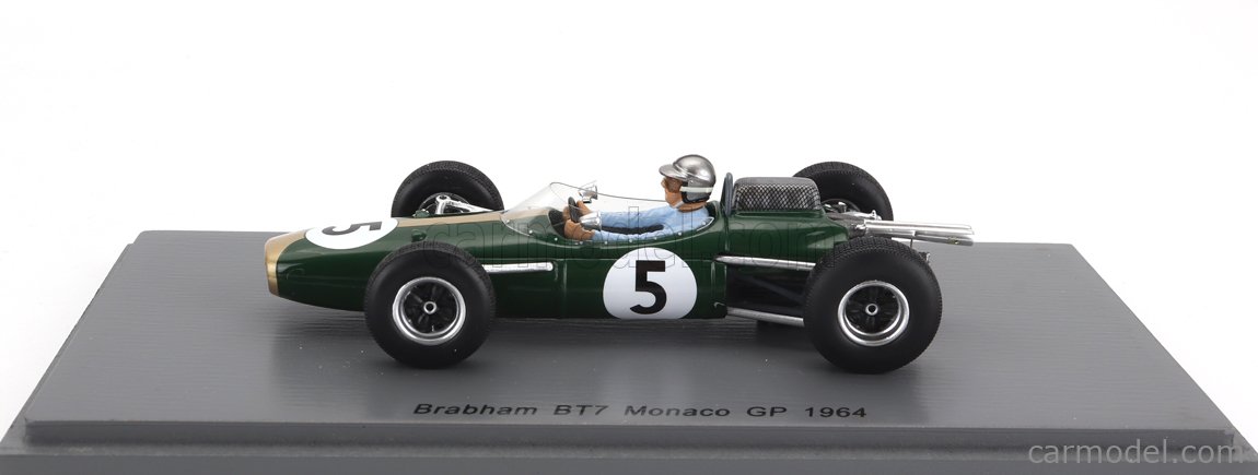 SPARK-MODEL S5251 Scale 1/43 | BRABHAM F1 BT7 N 5 MONACO GP 1964 JACK ...