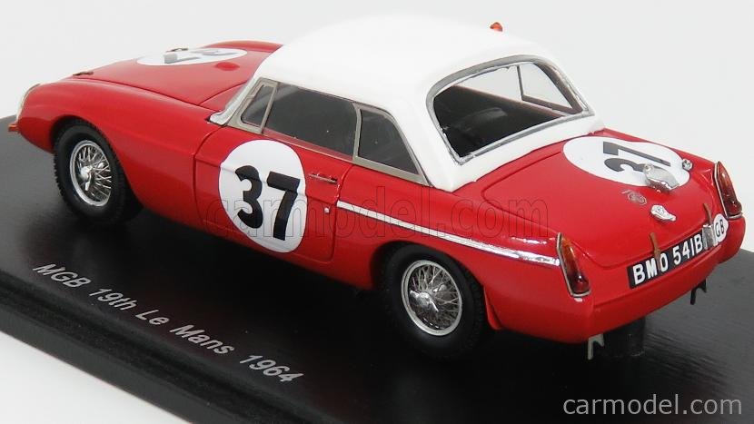 SPARK-MODEL S5078 Scale 1/43 | MG MGB HARDTOP TEAM BRITISH MOTOR ...