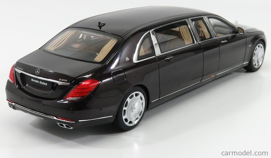 AUTOART 76299 Scale 1/18 | MERCEDES BENZ S-CLASS S600 PULLMAN 2016 DARK ...