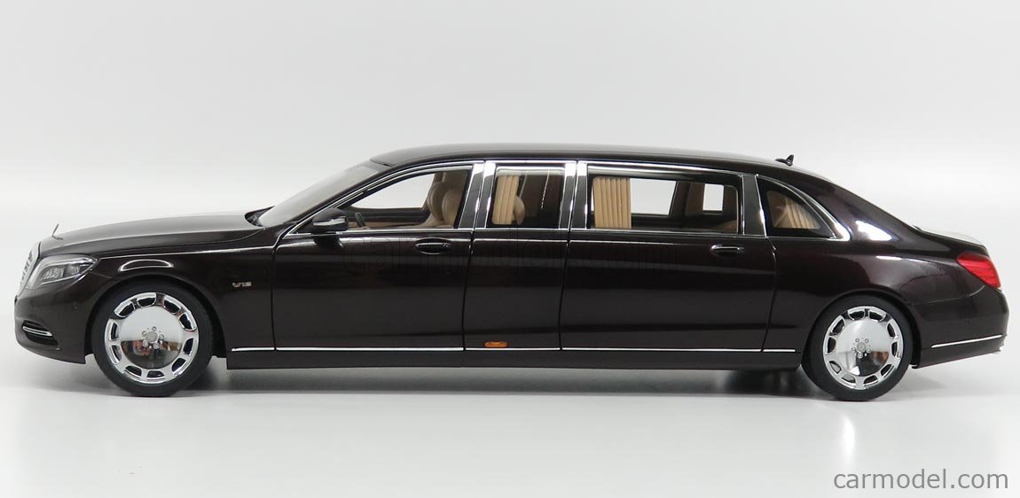 AUTOART 76299 Scale 1/18 | MERCEDES BENZ S-CLASS S600 PULLMAN 2016 DARK ...