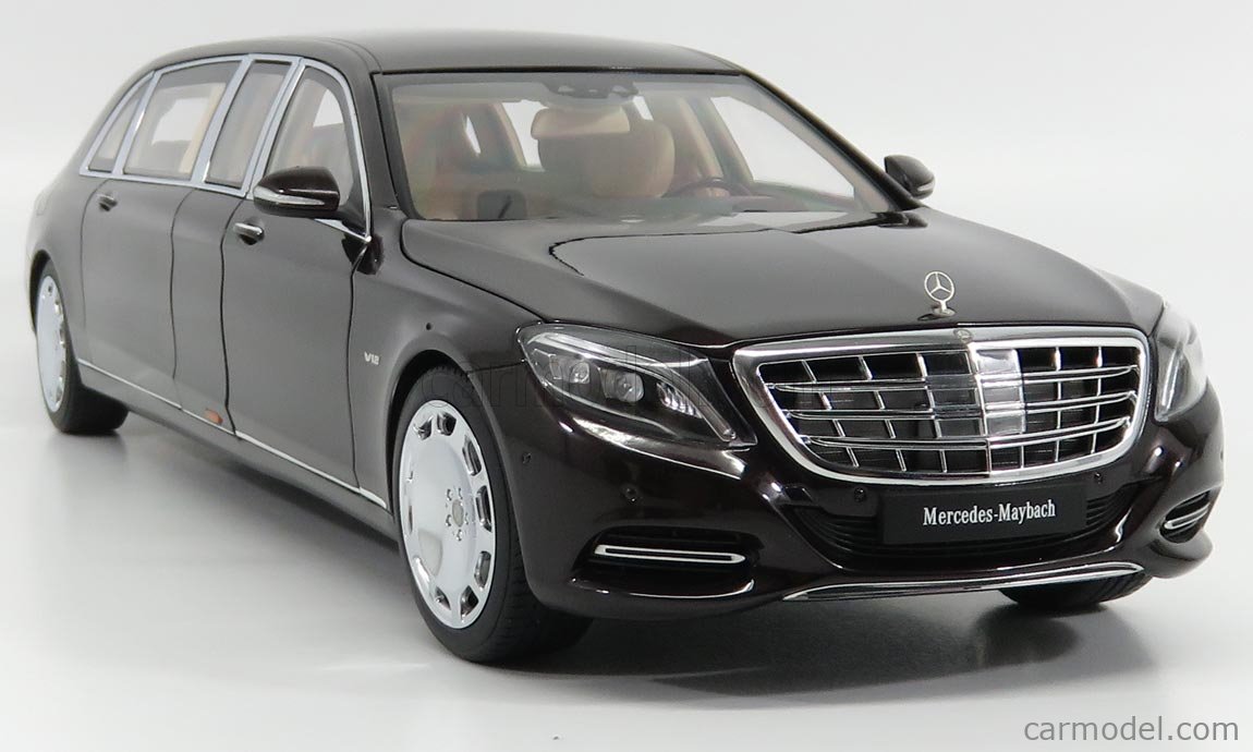 AUTOART 76299 Scale 1/18 | MERCEDES BENZ S-CLASS S600 PULLMAN 2016 DARK ...