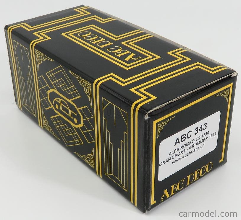 ABC ABC343 Scale 1/43 | ALFA ROMEO 6C 1750 GRAN SPORT GRUMMER 1933 VERY LIGHT GREEN