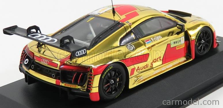 MINICHAMPS 437171799 Scale 1/43 | AUDI R8 LMS TEAM WRT FRIJNS N 1 FIA GT WORLD CUP MACAU 2017 GOLD