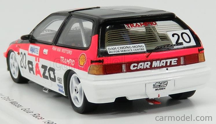 SPARK-MODEL SA125 Scale 1/43 | HONDA CIVIC EF3 N 20 1st Gr. C MACAU ...