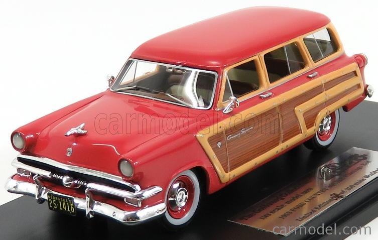 GOLDVARG GC006B Scale 1/43 | FORD USA COUNTRY SQUIRE 1953 FLAMINGO RED