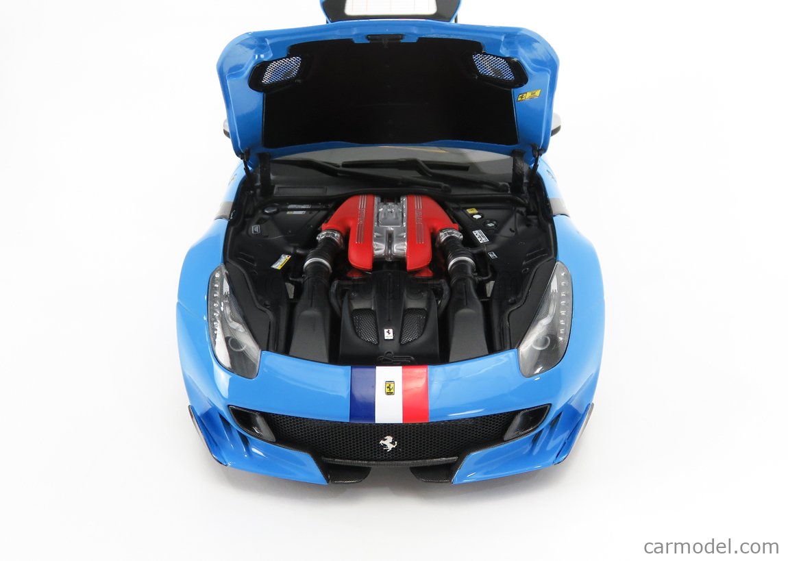 BBR-MODELS BBR182108DIE Scale 1/18 | FERRARI F-12 TDF N 171 2015 LIGHT BLUE