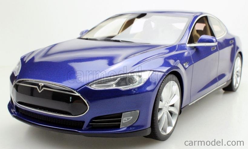 TOPMARQUES TM12-03C Масштаб 1/12 | TESLA MODEL S 2012 BLUE