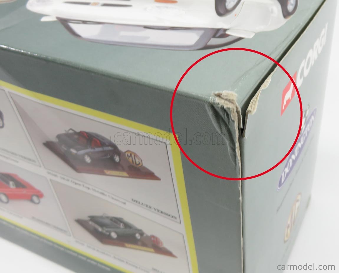 CORGI 95100 Scale 1/18 | MG MGF DONINGTON 1995 WHITE