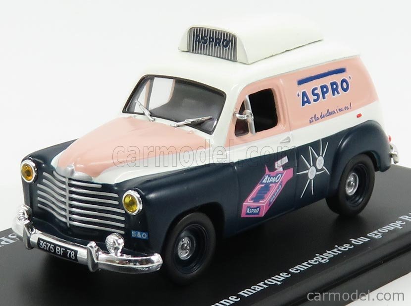 EDICOLA G1236004 Masstab: 1/43 | RENAULT COLORALE VAN ASPRO 1955 BLACK ...