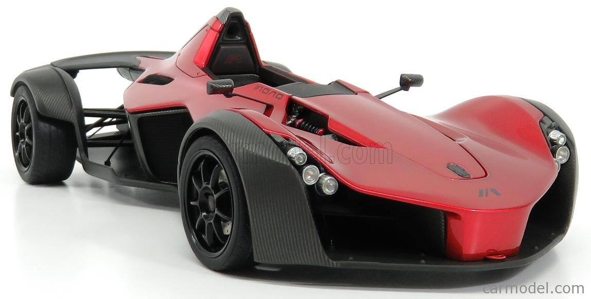AUTOART 18119 Scale 1/18 | BAC MONO ROADSTER 2009 RED MET