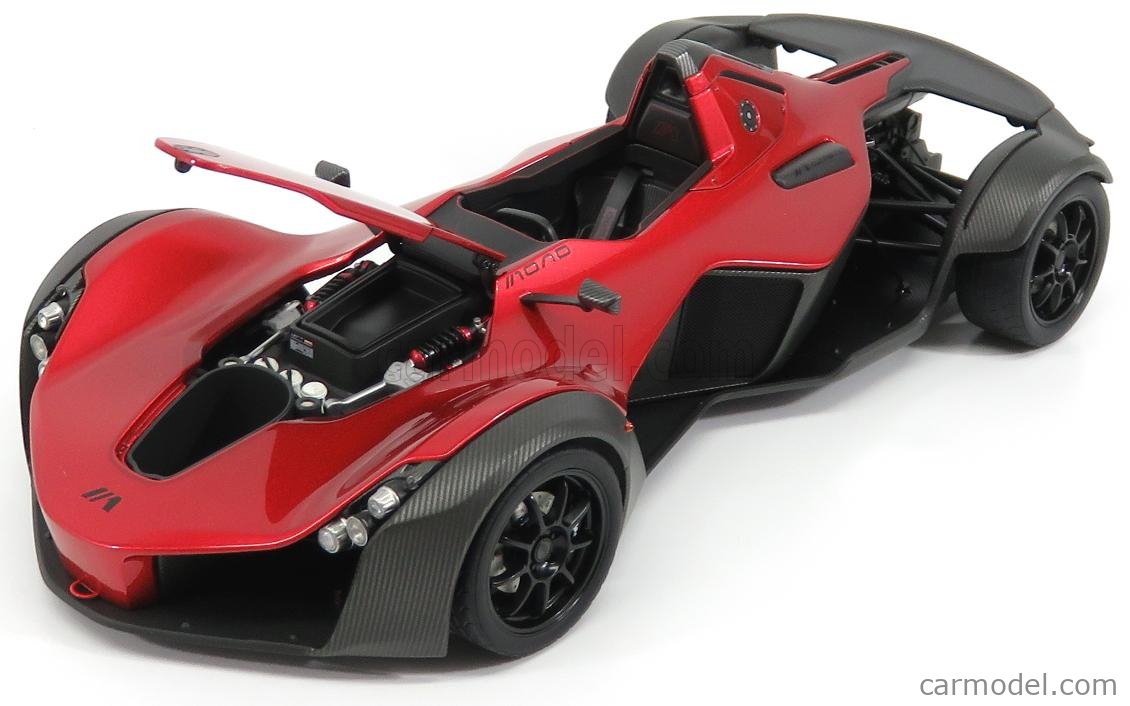 AUTOART 18119 Scale 1/18 | BAC MONO ROADSTER 2009 RED MET