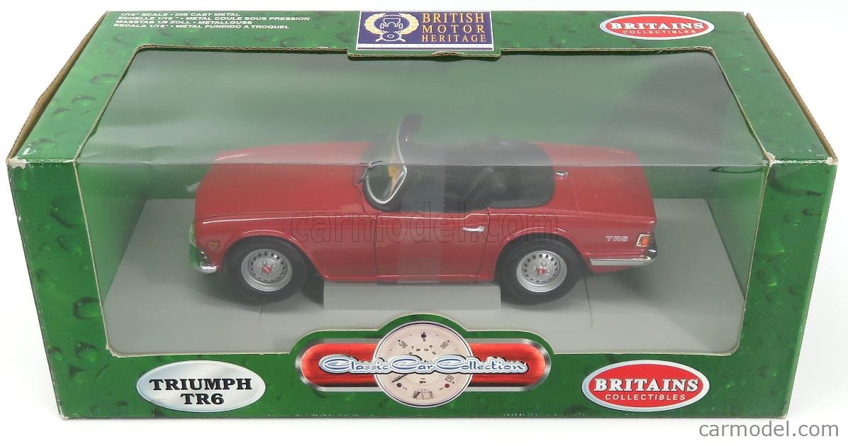 ERTL 07884 Scale 1/18 | TRIUMPH TR6 SPIDER 1969 RED