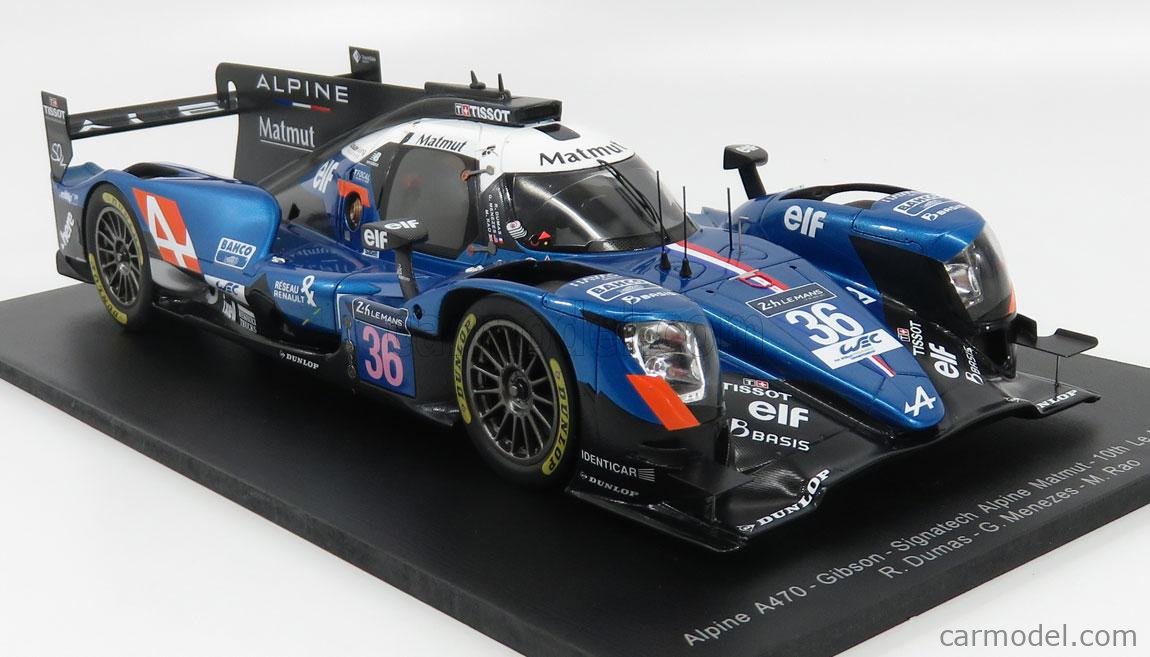 SPARK-MODEL 18S325 Scale 1/18 | ALPINE A470 GIBSON TEAM SIGNATECH ...