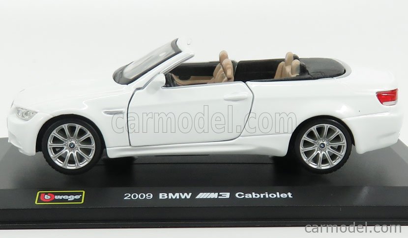 BURAGO 18-42008W Scale 1/32 | BMW 3-SERIES M3 CABRIOLET 2004 WHITE