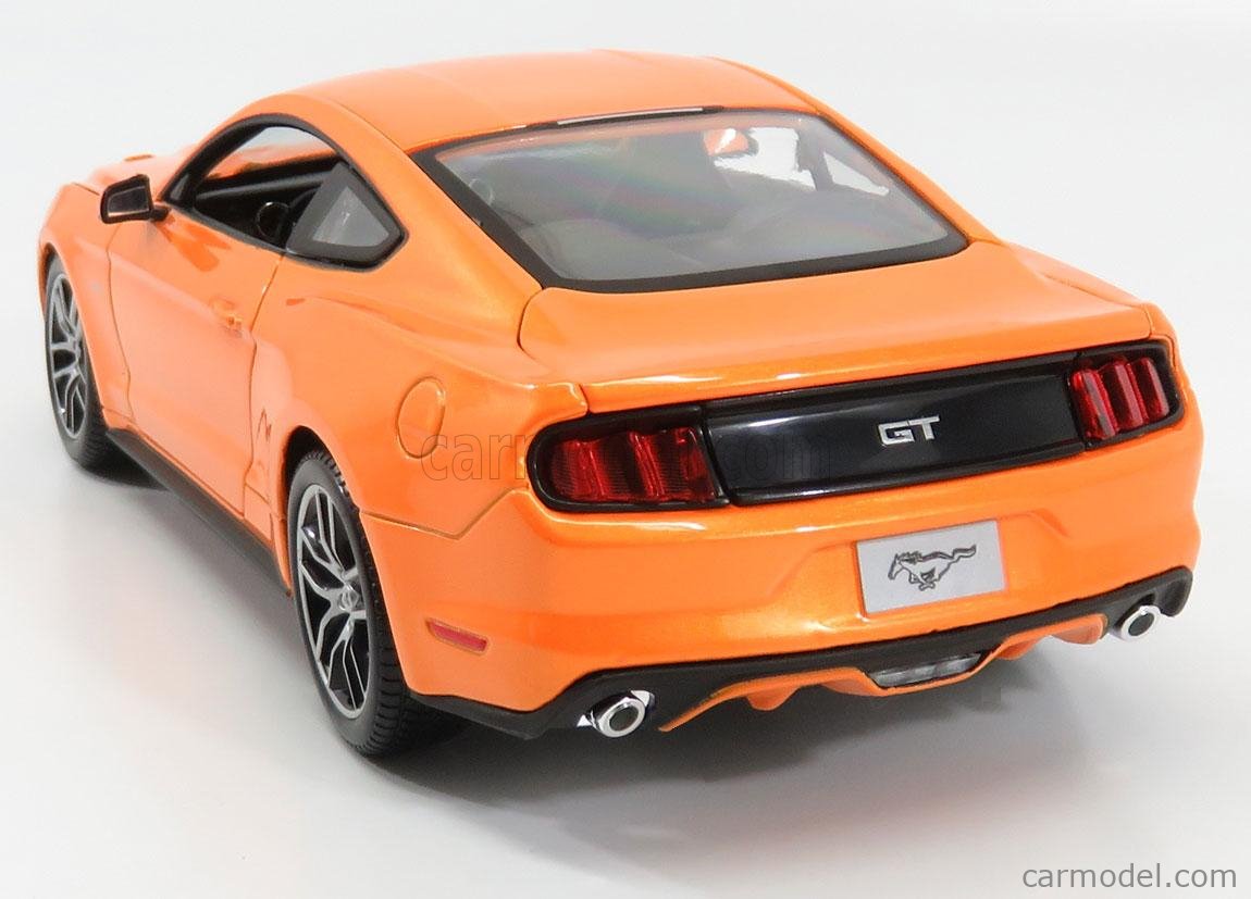 MAISTO 31197OR Scale 1/18 | FORD USA MUSTANG COUPE 5.0 GT 2015 ORANGE MET