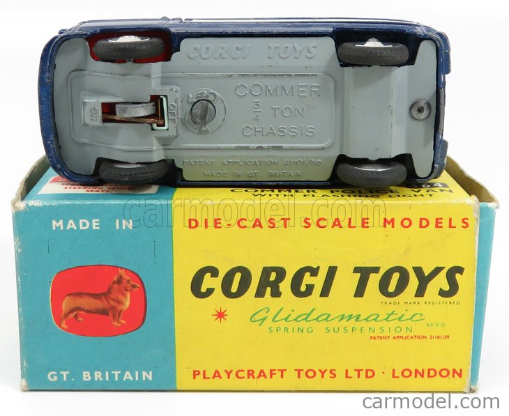 CORGI 464 Scale 1/43 | COMMER COUNTRY POLICE VAN BLUE MET