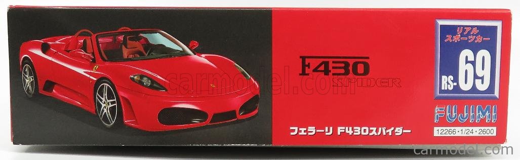 FUJIMI-KIT 12266 Scale 1/24 | FERRARI F430 SPIDER 2005