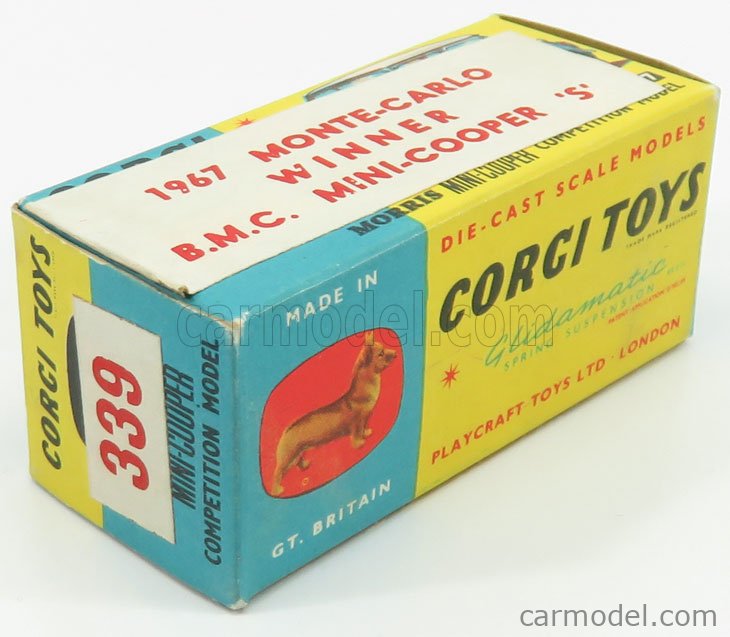 CORGI 339 Scale 1/43 | MORRIS MINI COOPER S N 177 WINNER RALLY ...