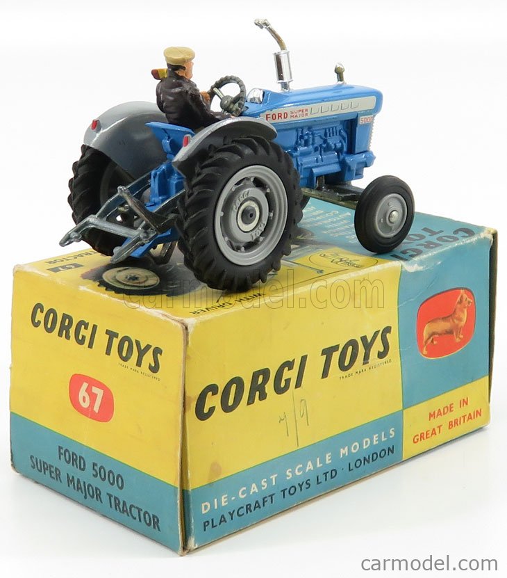 CORGI 67 Echelle 1/43 | FORD 5000 SUPER MAJOR TRACTOR BLUETTE