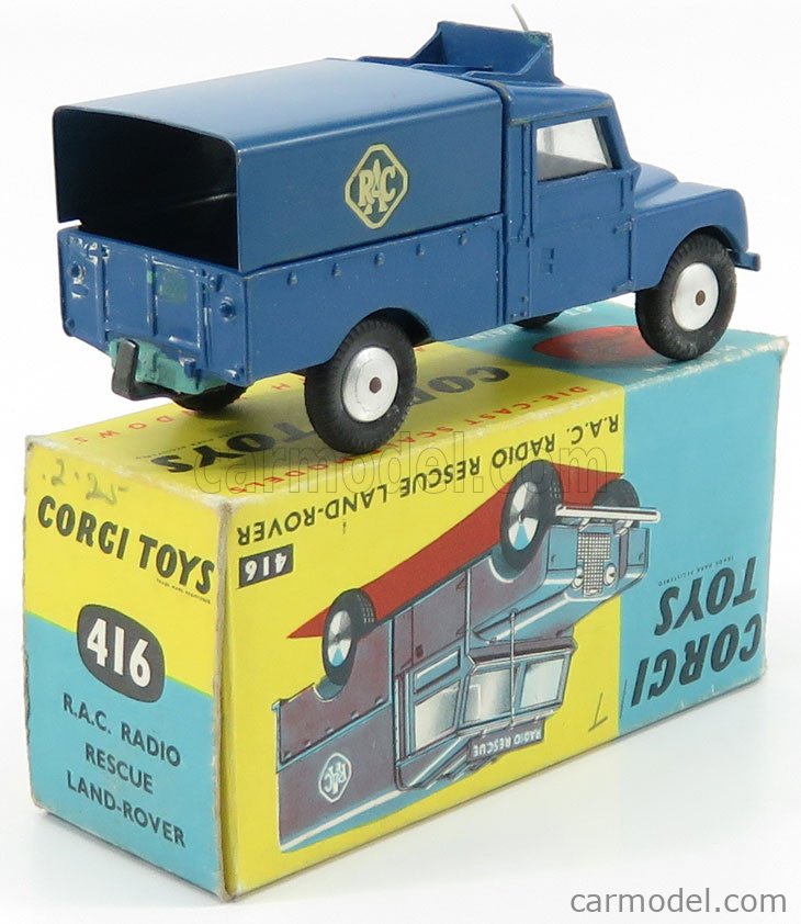 CORGI 416 Scale 1/43 | LAND ROVER LAND RAC RADIO RESCUE (1 ISSUE) BLUE