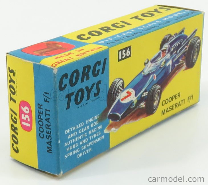 CORGI 156 Scale 1/43 | MASERATI COOPER F1 N 7 BLUE MET