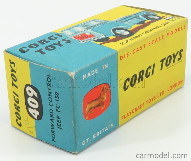 CORGI 409 Scale 1/43 | JEEP FORWARD CONTROL FC-150 LIGHT BLUE