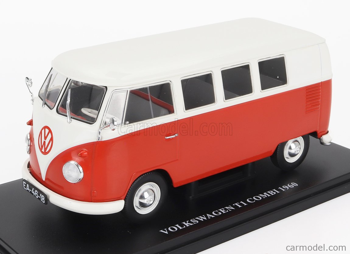 EDICOLA SALRMIT012-RED Scale 1/24 | VOLKSWAGEN T1 KOMBI MINIBUS 1960 ...