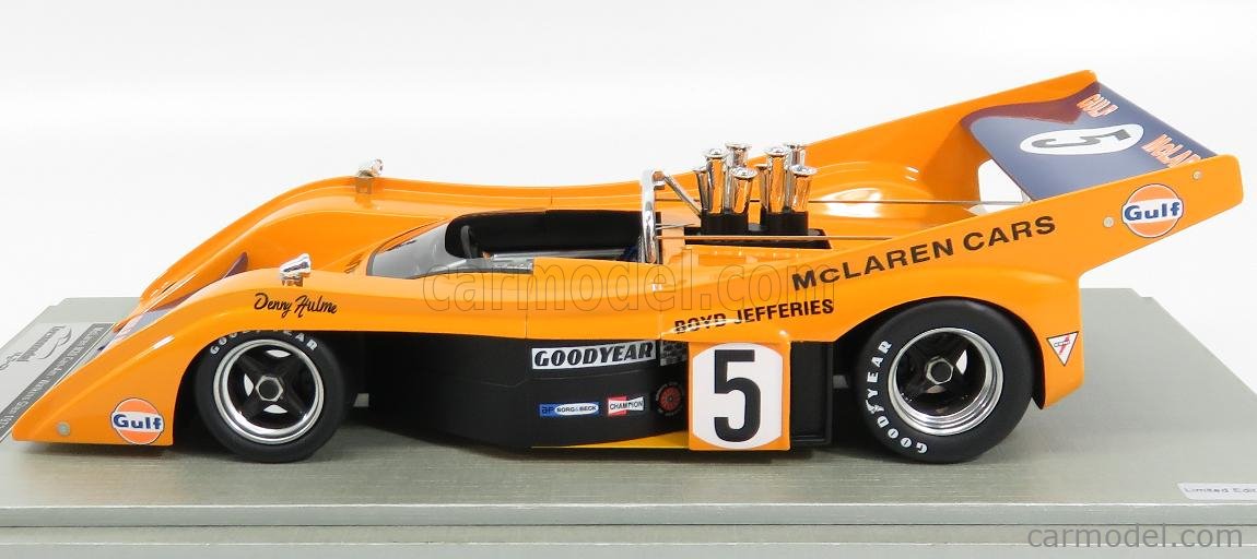 TECNOMODEL TM18-57A Escala 1/18 | McLAREN M20 N 5 WINNER CAN-AM WATKINS GLEN 1972 DENNY HULME YELLOW
