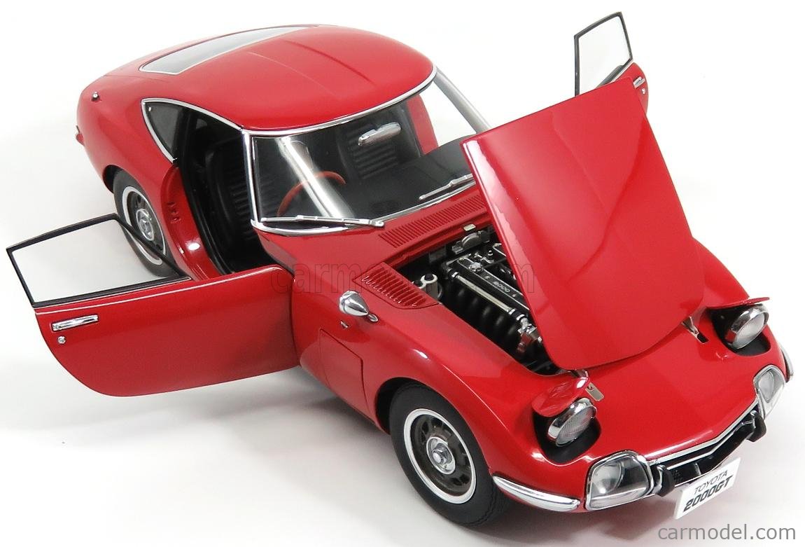 AUTOART 78751 Scale 1/18 | TOYOTA 2000 GT COUPE 1967 RED