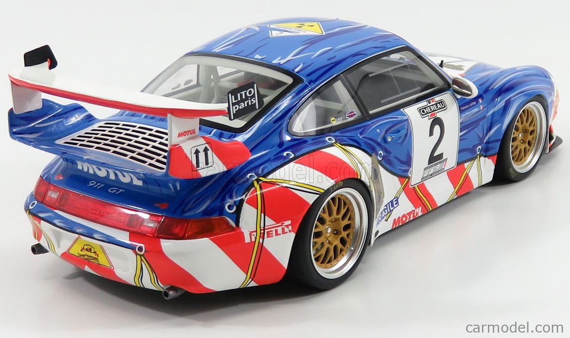 GT-SPIRIT GT741 Masstab: 1/18 | PORSCHE 991 993 GT2 N 2 2nd FRENCH GT ...