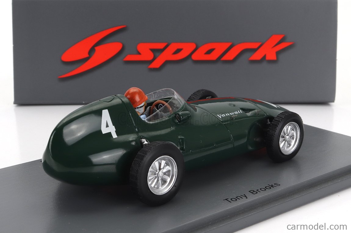 SPARK-MODEL S4872 Scale 1/43 | VANWALL F1 VW5 N 4 WINNER BELGIUM GP ...