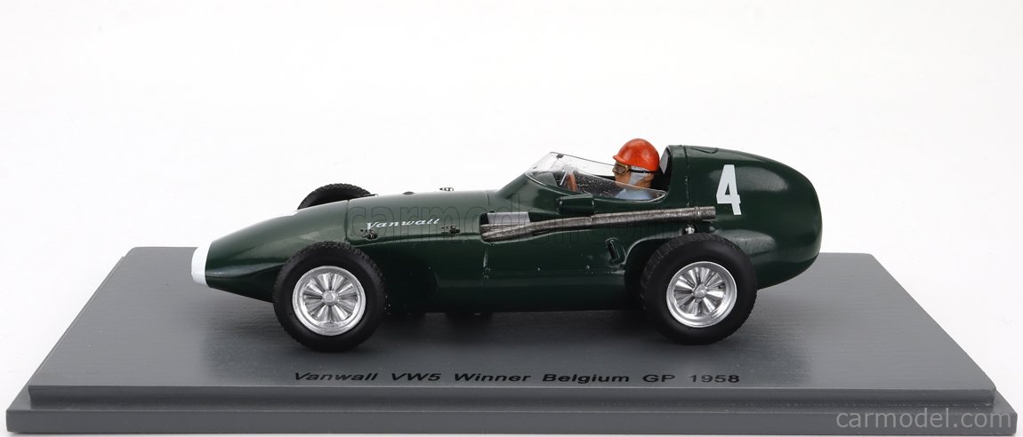 SPARK-MODEL S4872 Scale 1/43 | VANWALL F1 VW5 N 4 WINNER BELGIUM GP ...