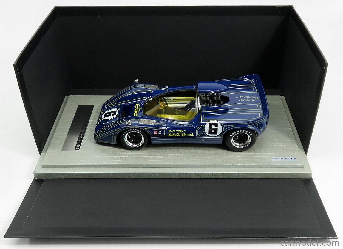 TECNOMODEL TM18-56A Scale 1/18 | McLAREN M6B CAN-AM TEAM SUNOCO N 6 BRIDGEHAMPTON GP 1968 MARK ...