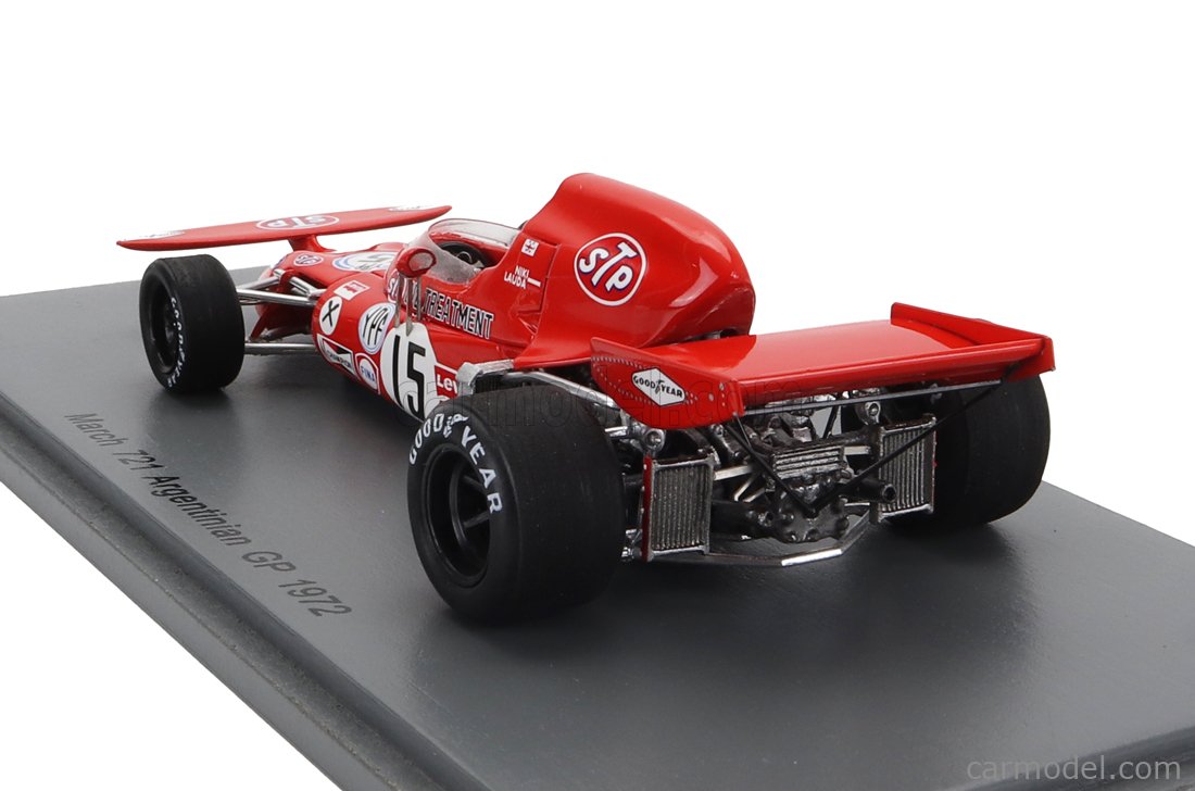 SPARK-MODEL S5363 Echelle 1/43 | MARCH F1 721X N 15 ARGENTINA GP 1972 ...