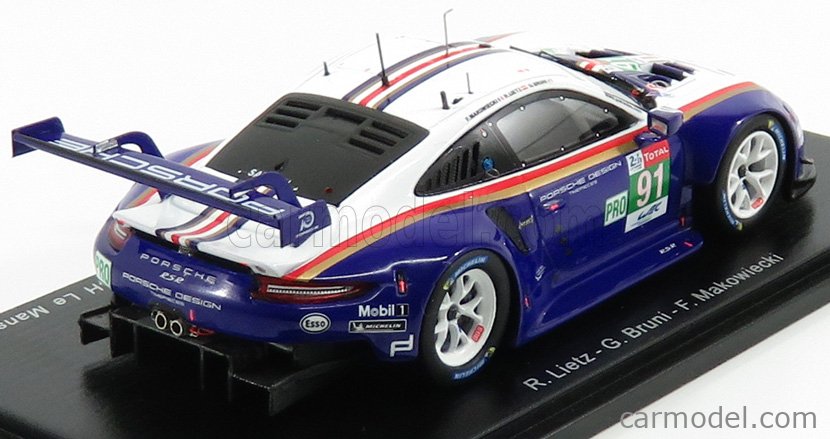 SPARK-MODEL S7032 Scale 1/43 | PORSCHE 911 991 RSR PORSCHE GT TEAM N 91 ...