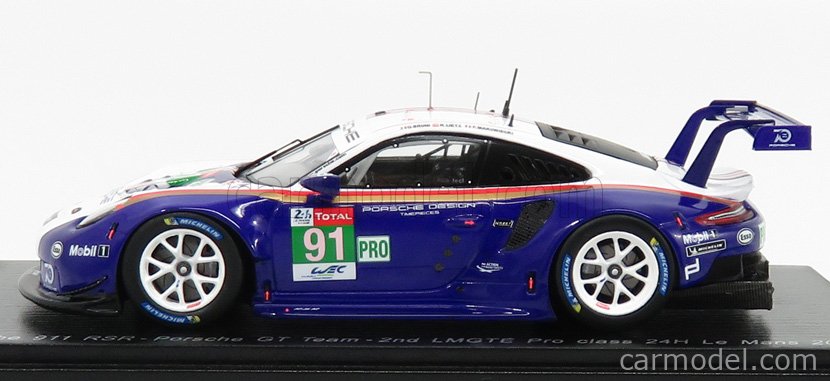 SPARK-MODEL S7032 Scale 1/43 | PORSCHE 911 991 RSR PORSCHE GT TEAM N 91 ...